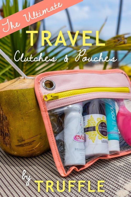 The Ultimate Travel Clutches and Pouches by TRUFFLE • The Blonde Abroad