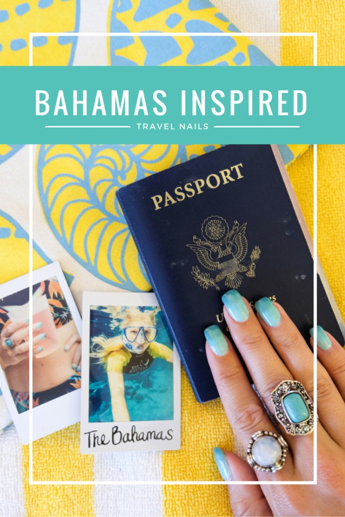 Bahamas-Inspired Travel Nails • The Blonde Abroad