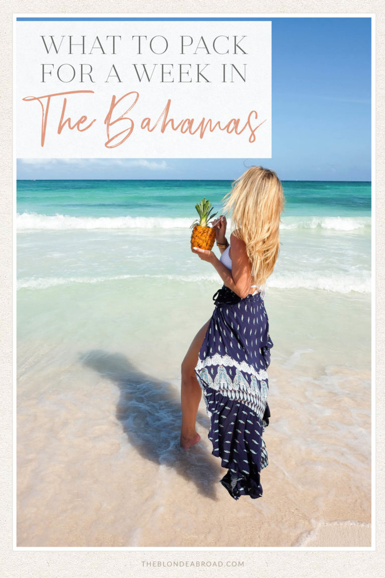 What to Pack for a Week in The Bahamas • The Blonde Abroad