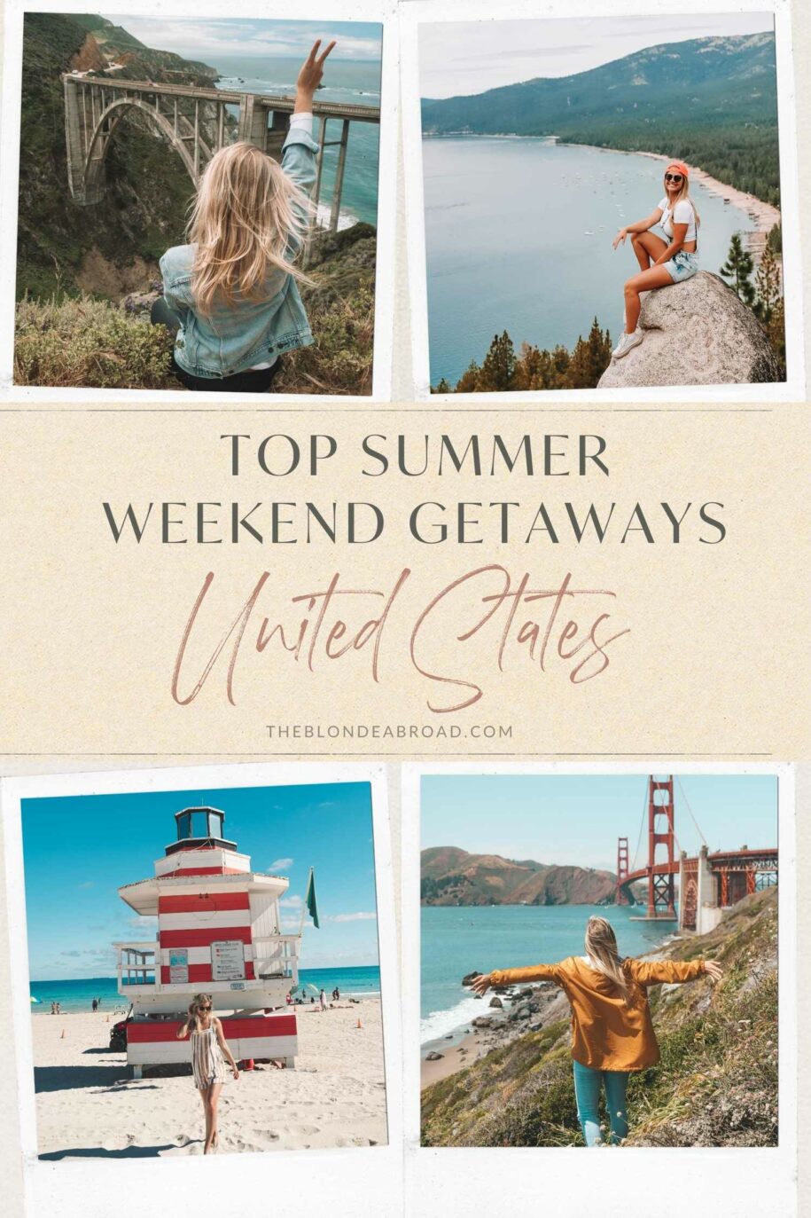 Top Summer Weekend Getaways in the USA • The Blonde Abroad