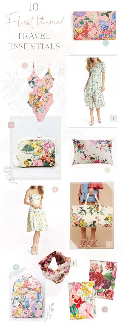 10 Floral-Themed Travel Essentials • The Blonde Abroad