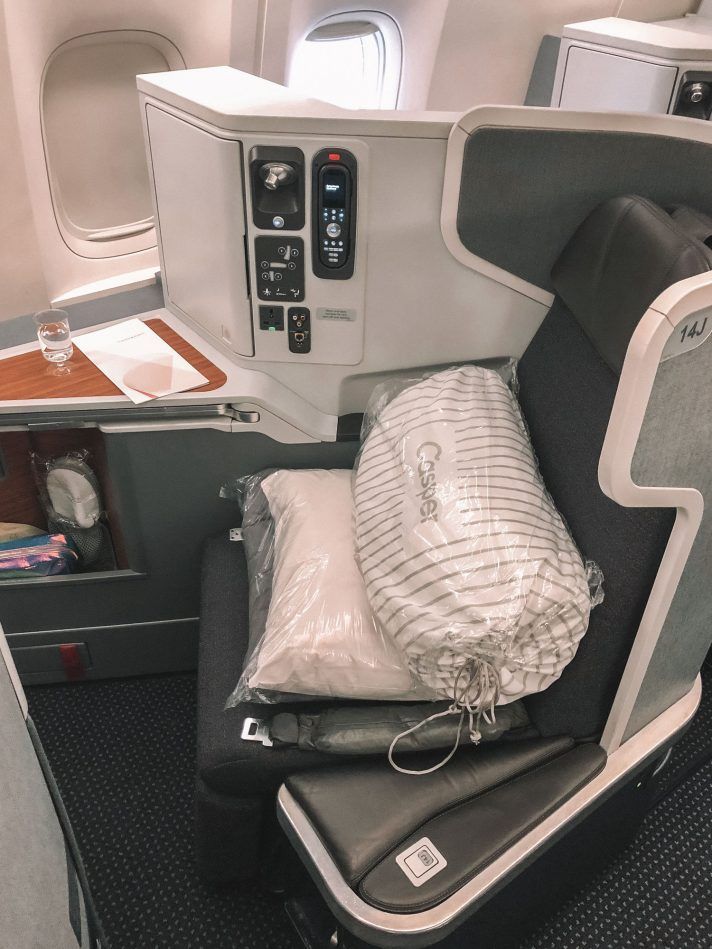 American Airlines Flagship Business Class from Hong Kong to LAX • The ...
