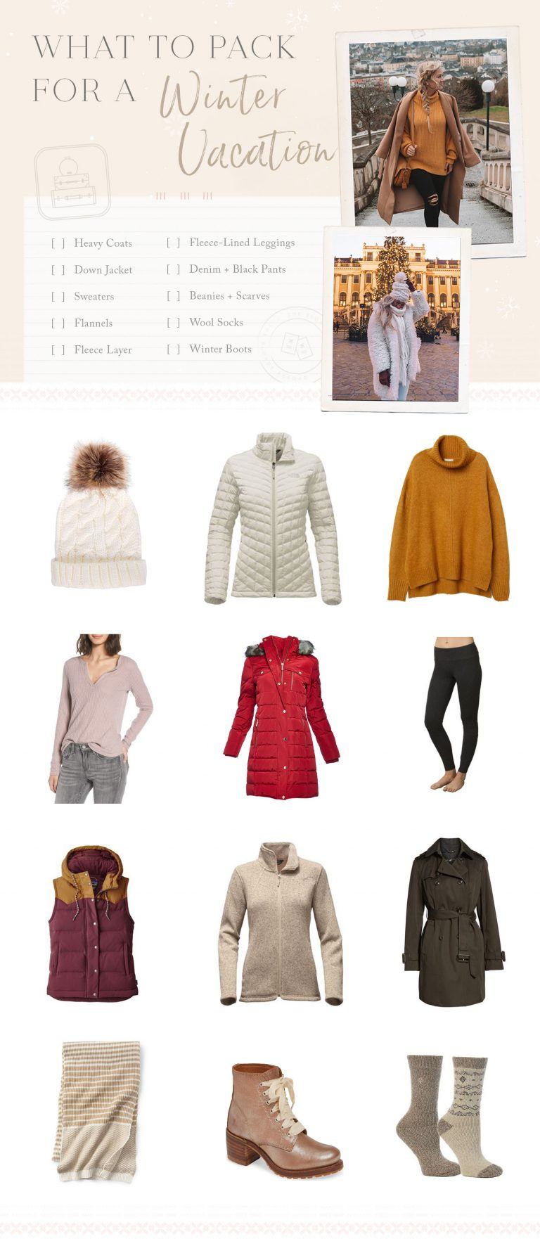 What to Pack for a Winter Vacation • The Blonde Abroad