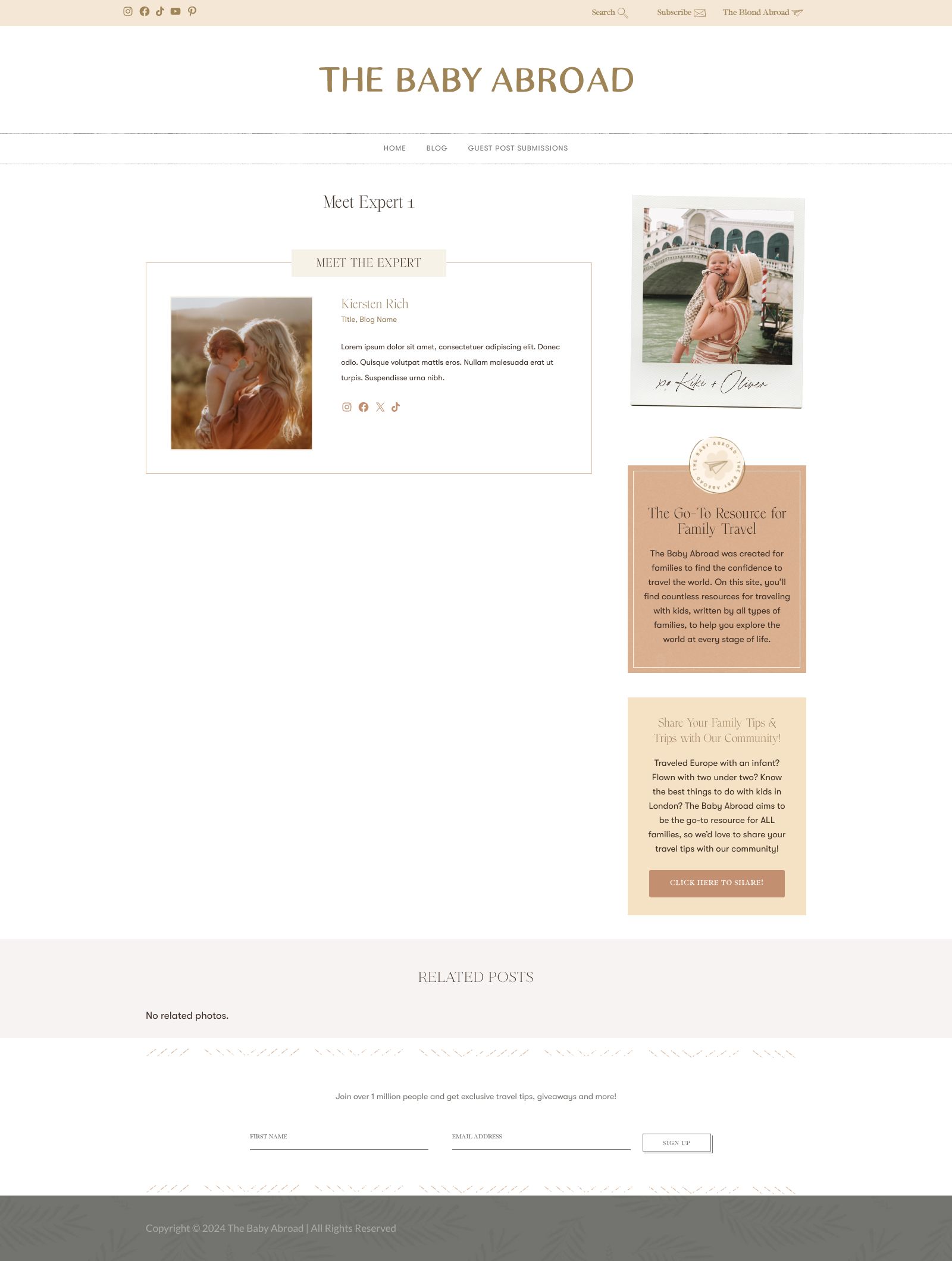 Meet Expert 1 • The Blonde Abroad